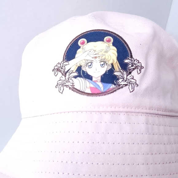 Hot Topic | Accessories | Sailor Moon Pink Bucket Hat Nwt | Poshmark